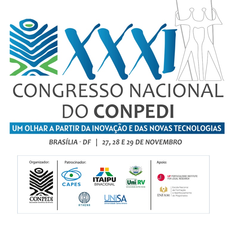 XXXI CONGRESSO NACIONAL DO CONPEDI - BRASILÍA/DF - Conpedi